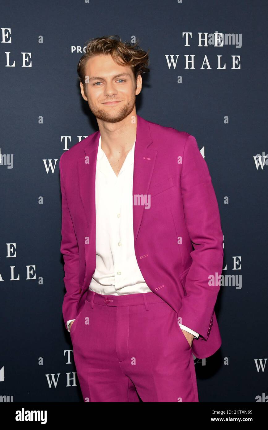 New York, NY, on November 29, 2022. Ty Simpkins attends 'The Whale ...