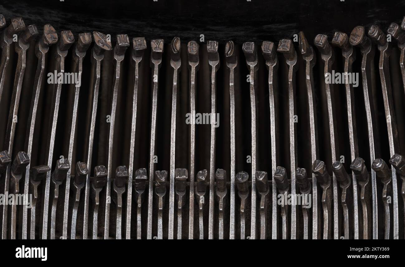 Typewriter font hi-res stock photography and images - Alamy