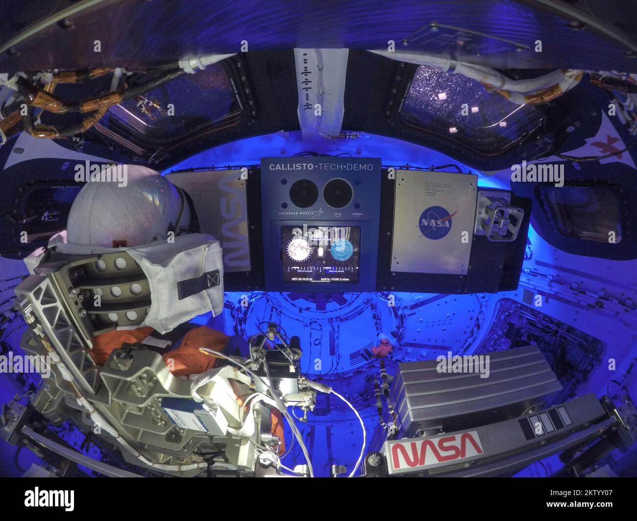 Interior of Orion capsule Stock Photo - Alamy