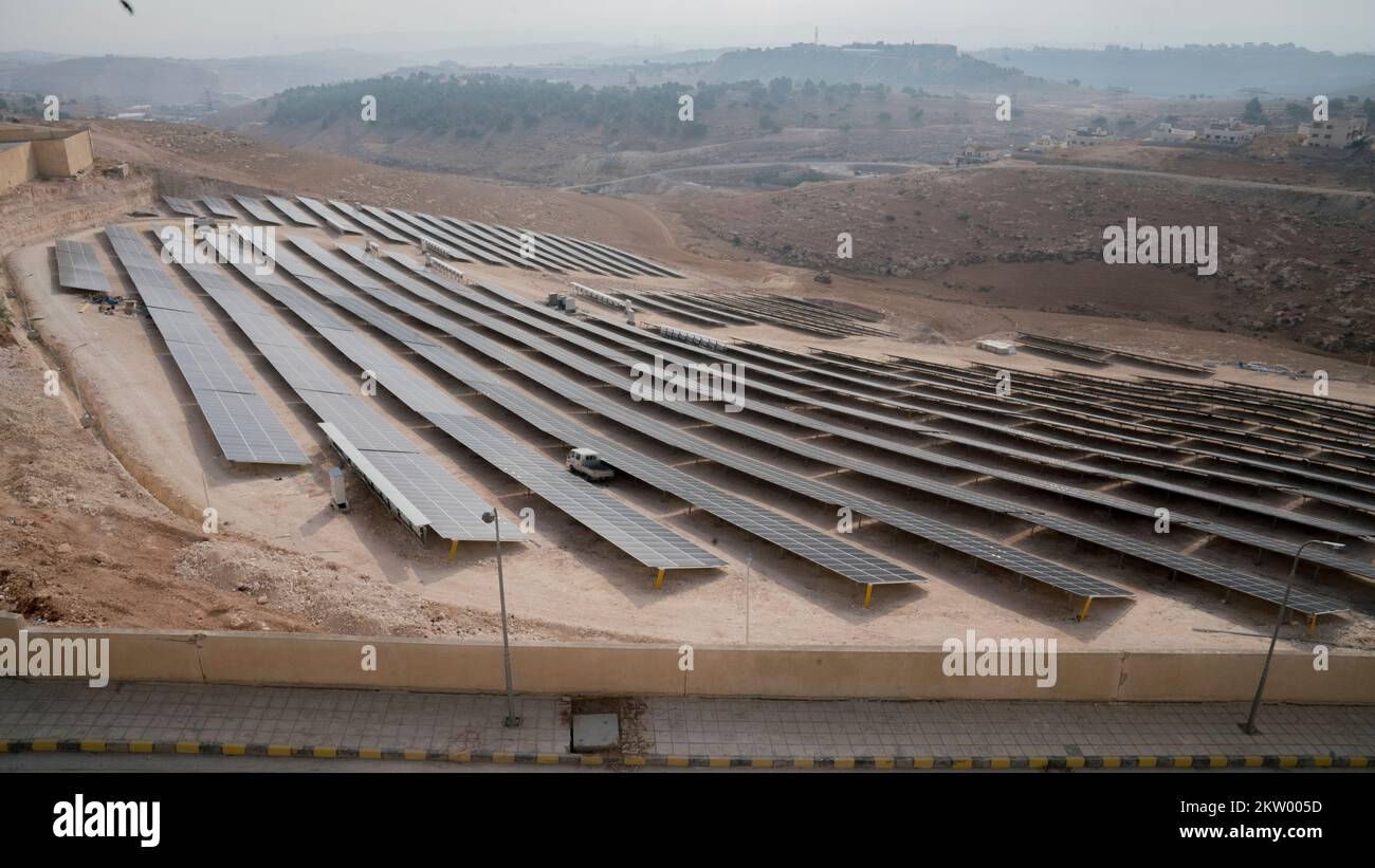 SESAME solar plant, Jordan Stock Photo - Alamy