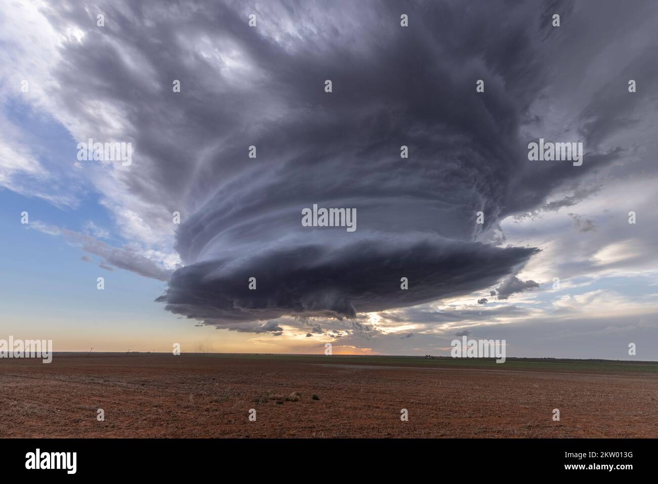 Supercell thunderstorm, Texas, USA Stock Photo - Alamy