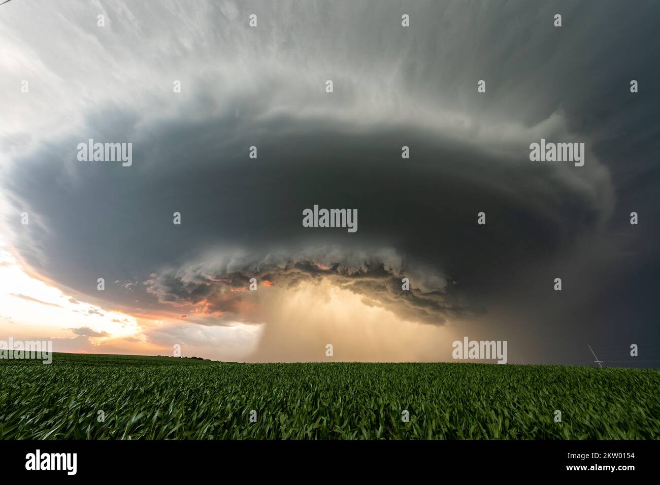 Supercell thunderstorm, Nebraska, USA Stock Photo - Alamy