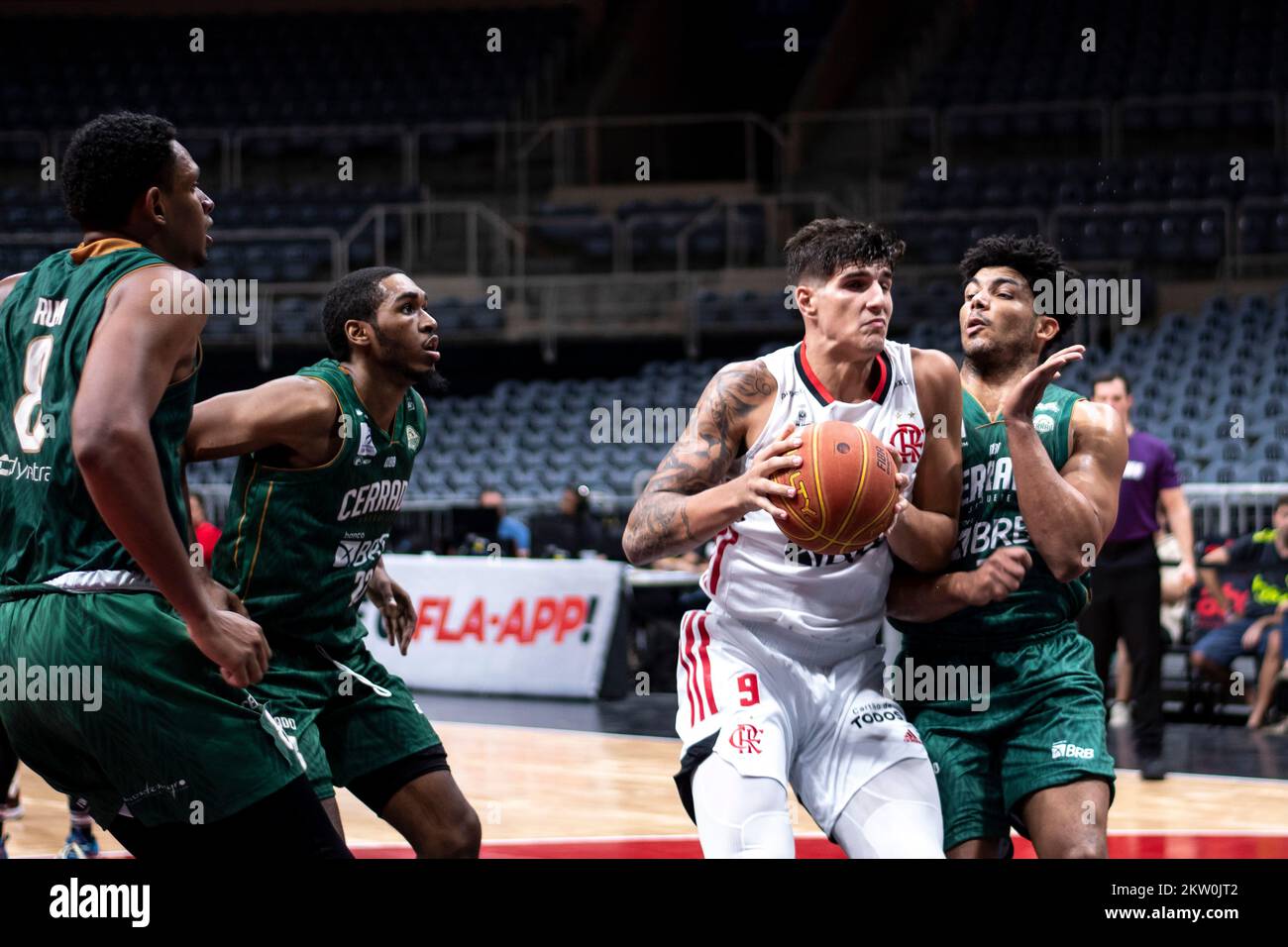 Rio, Brazil - november 29, 2022: Gabriel Jau of Flamengo battles with ...