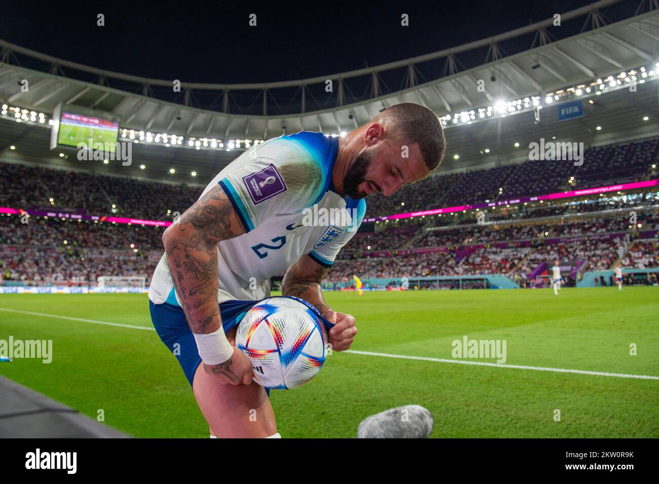 Kyle Walker of England during the FIFA World Cup Qatar 2022 Group B ...