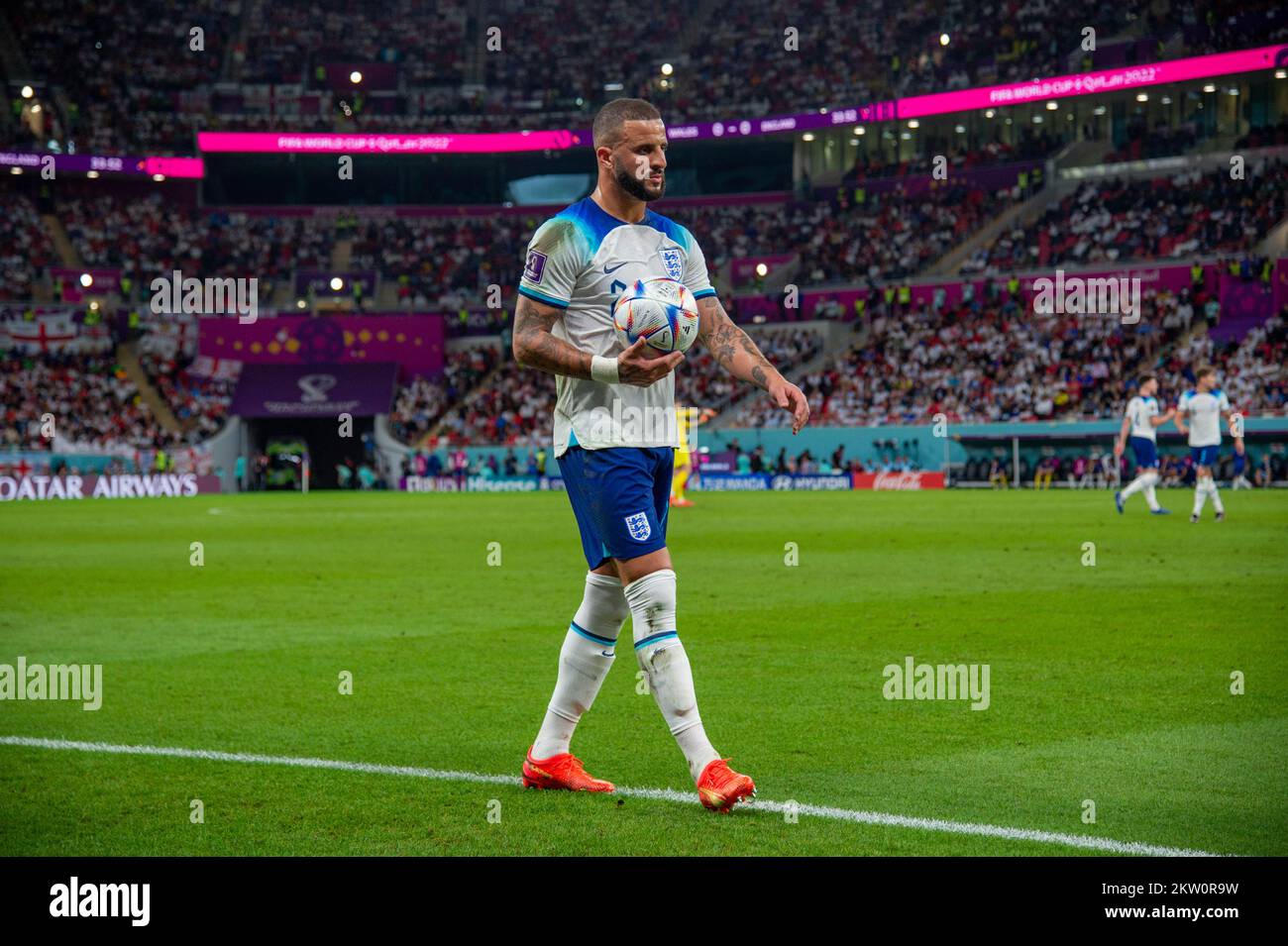 Kyle Walker of England during the FIFA World Cup Qatar 2022 Group B ...