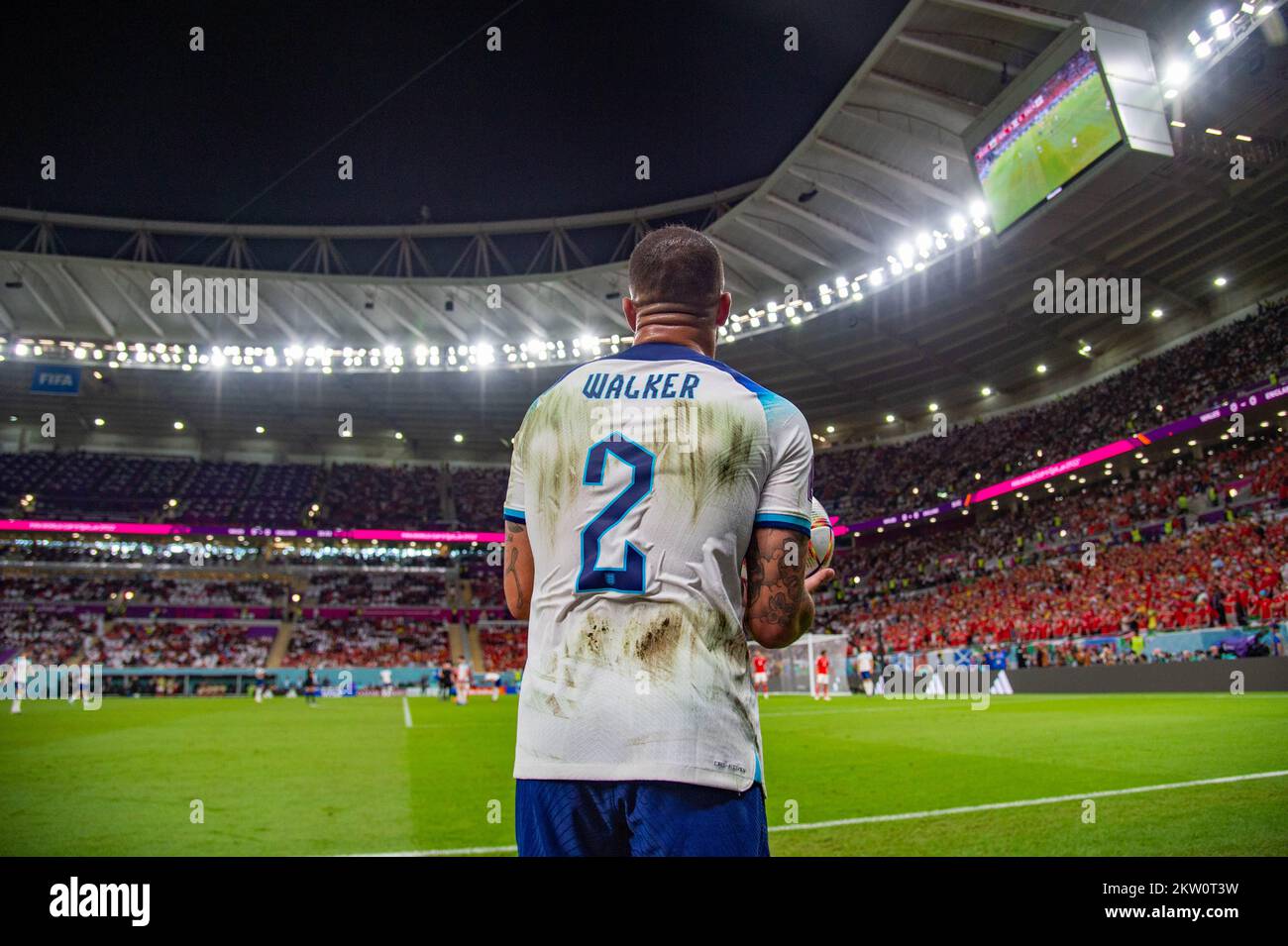 Kyle Walker of England during the FIFA World Cup Qatar 2022 Group B ...