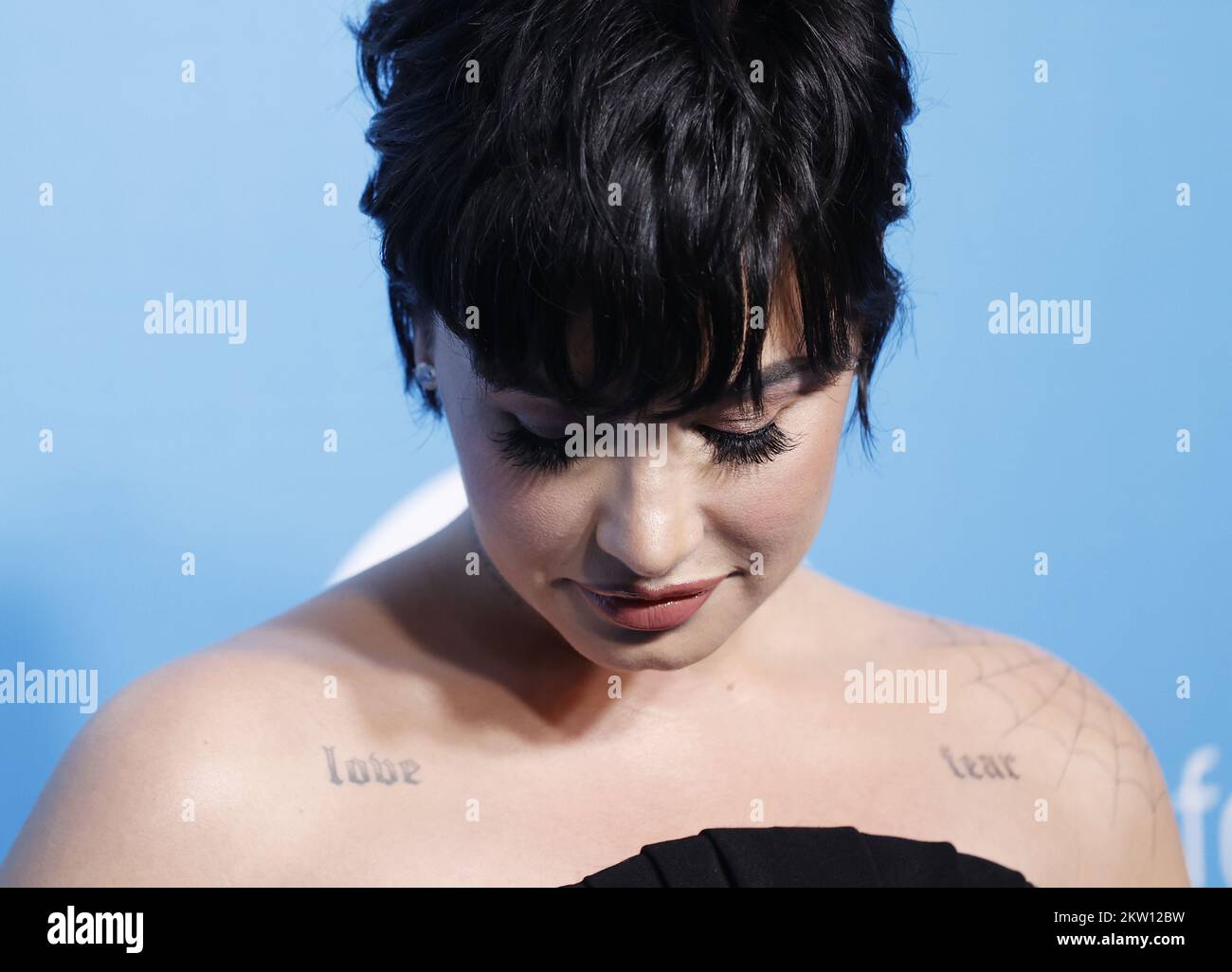 Demi Lovato 2022 Blue Hair Photoshoot