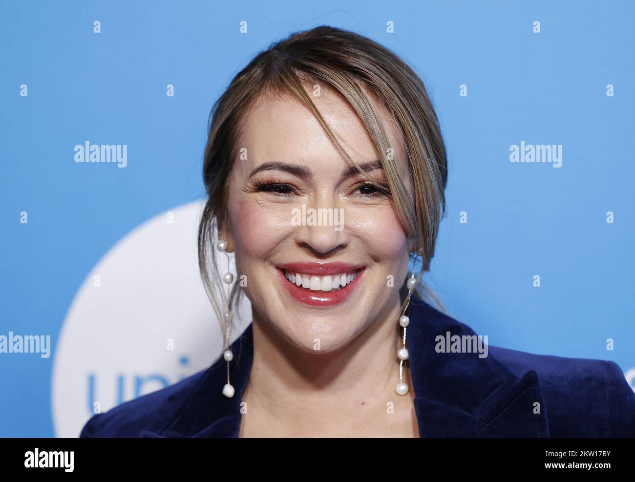 New York, United States. 29th Nov, 2022. Alyssa Milano arrives on the ...