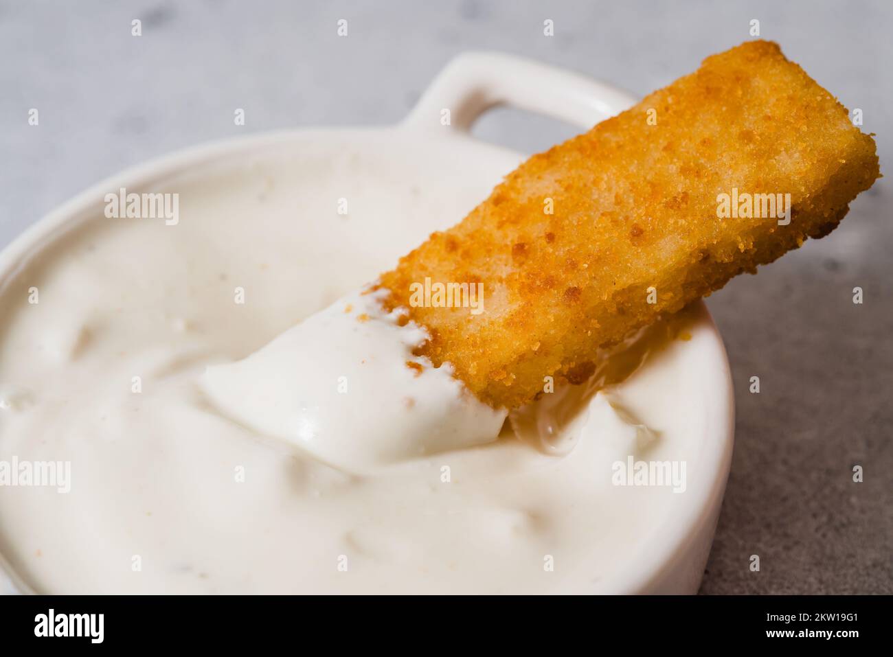 Crunchy breaded fish stick made from wild caught Alaskan Pollock dipped ...