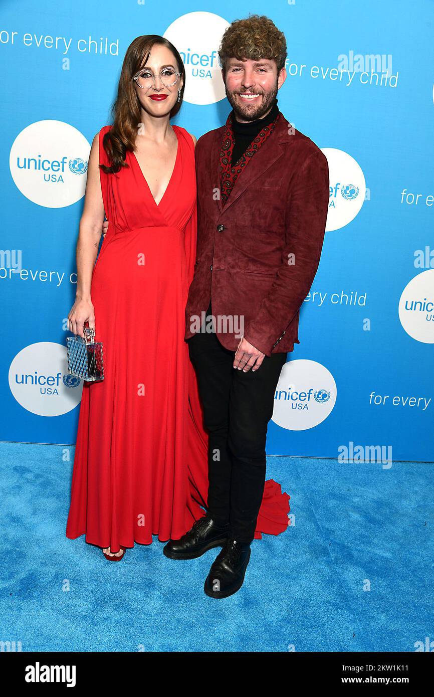 Sterling McDavid and Timo Weiland attend the UNICEF Gala on November 29 ...