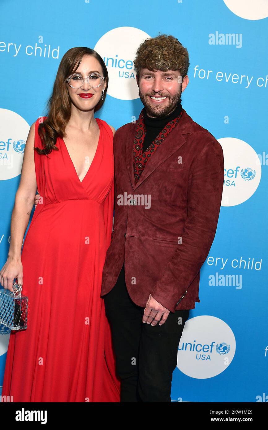 Sterling McDavid and Timo Weiland attend the UNICEF Gala on November 29 ...