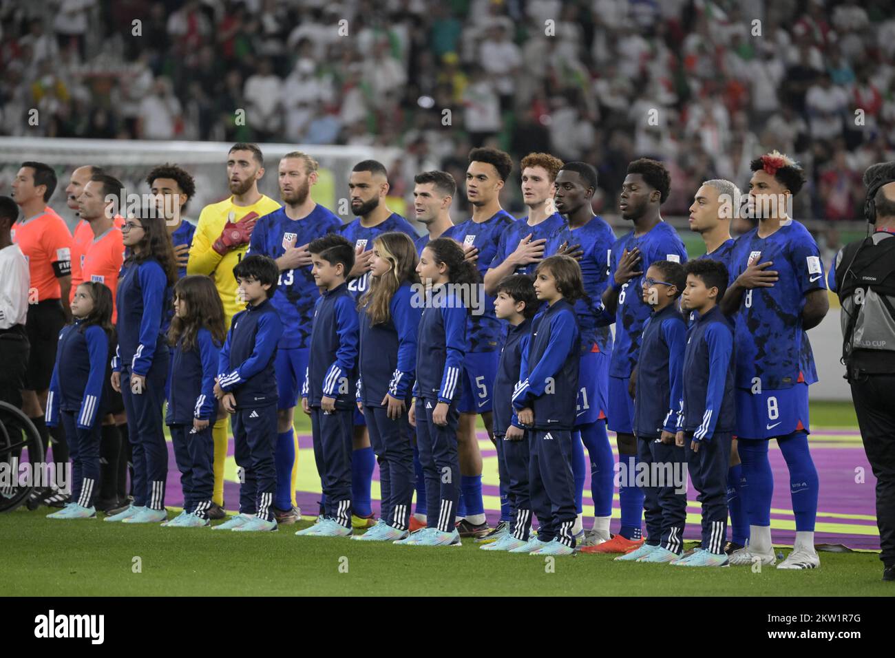 Doha-Qatar November 29, 2022, Football World Cup, match between United ...