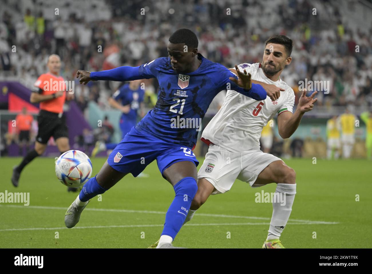 Doha-Qatar November 29, 2022, Football World Cup, match between United ...