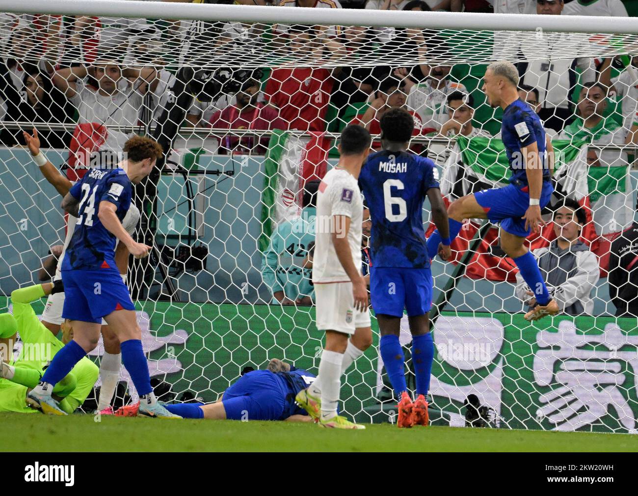 Doha-Qatar November 29, 2022, Football World Cup, match between United ...