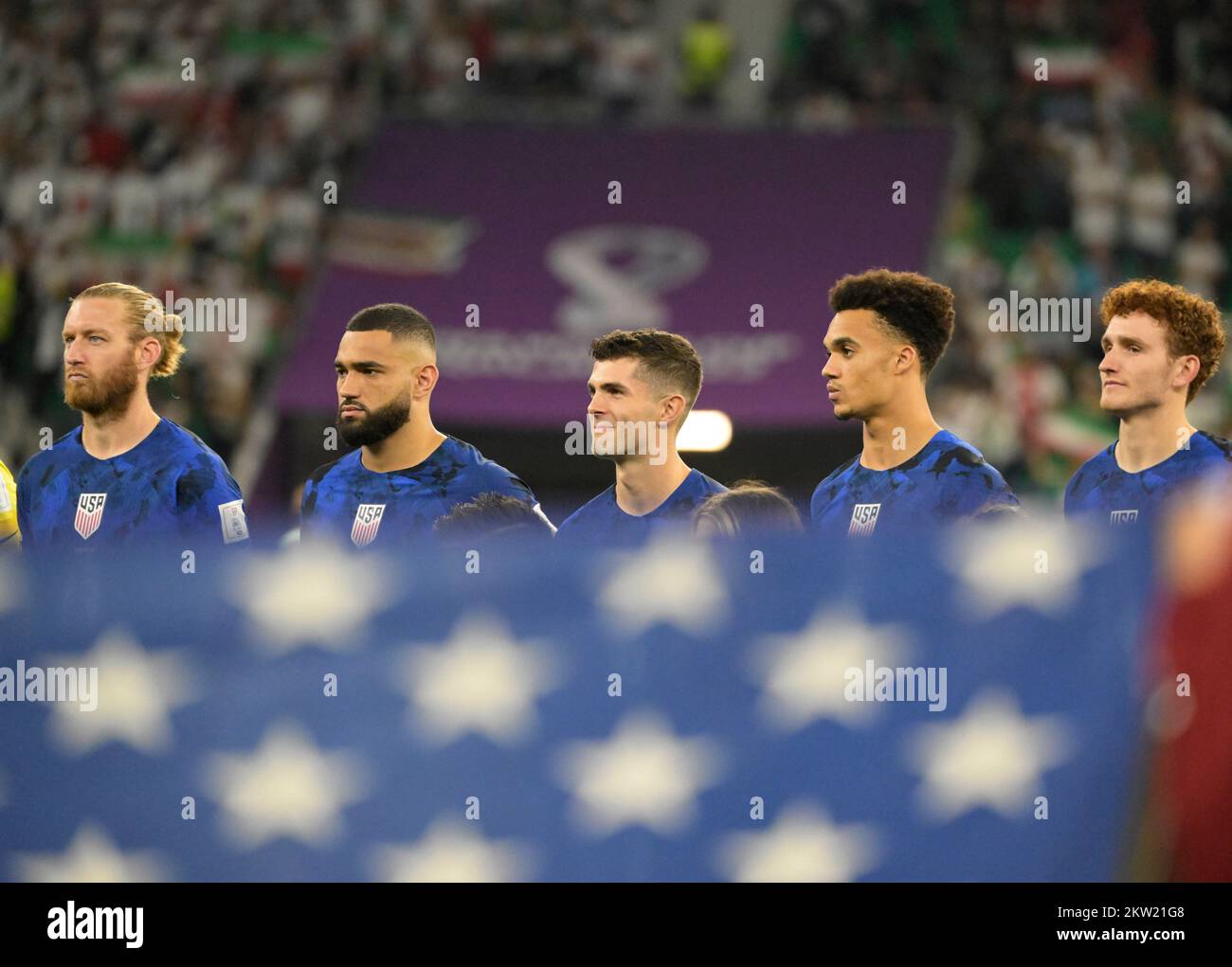 Doha-Qatar November 29, 2022, Football World Cup, match between United ...