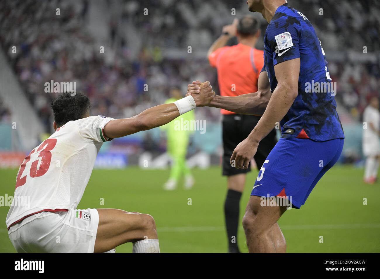 Doha-Qatar November 29, 2022, Football World Cup, match between United ...