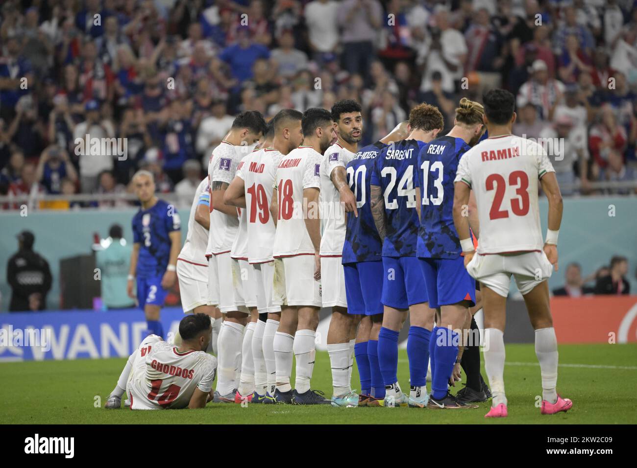 Doha-Qatar November 29, 2022, Football World Cup, match between United ...
