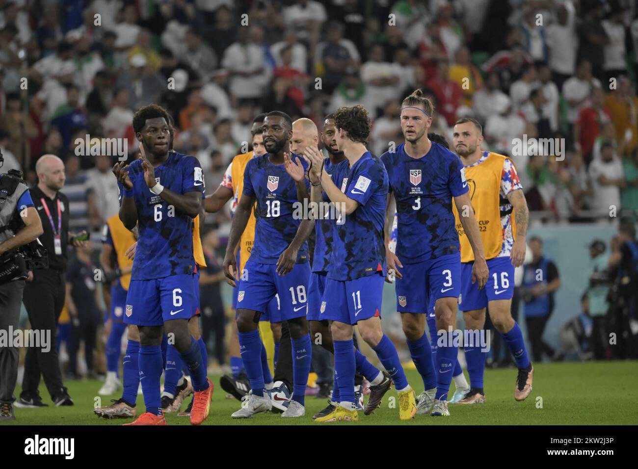 Doha-Qatar November 29, 2022, Football World Cup, match between United ...