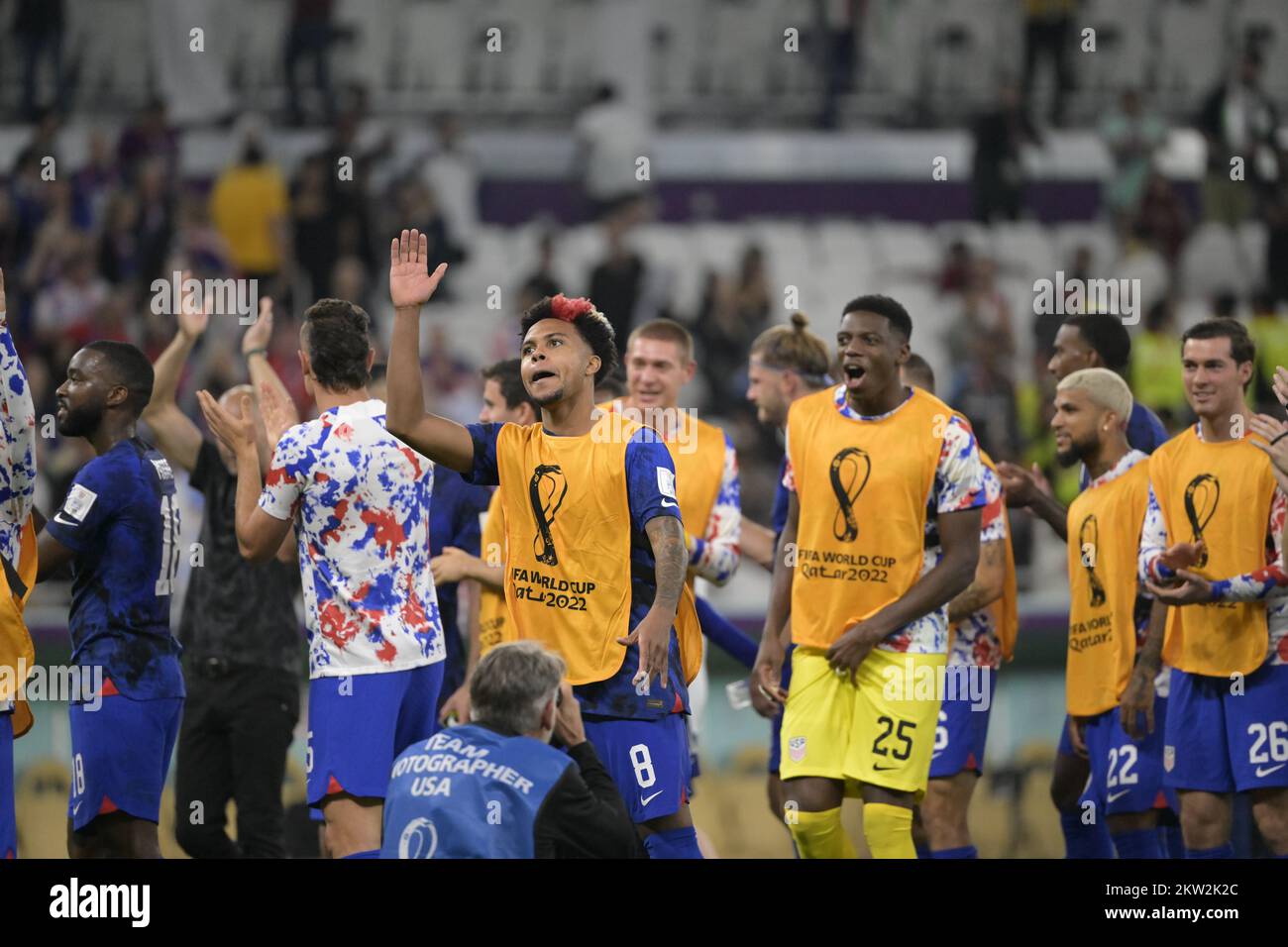 Doha-Qatar November 29, 2022, Football World Cup, match between United ...
