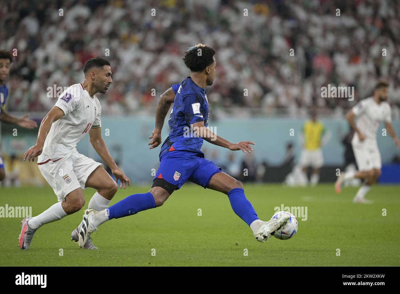 Doha-Qatar November 29, 2022, Football World Cup, match between United ...