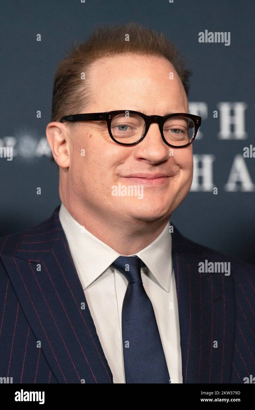 Brendan fraser the whale premiere hi-res stock photography and images ...