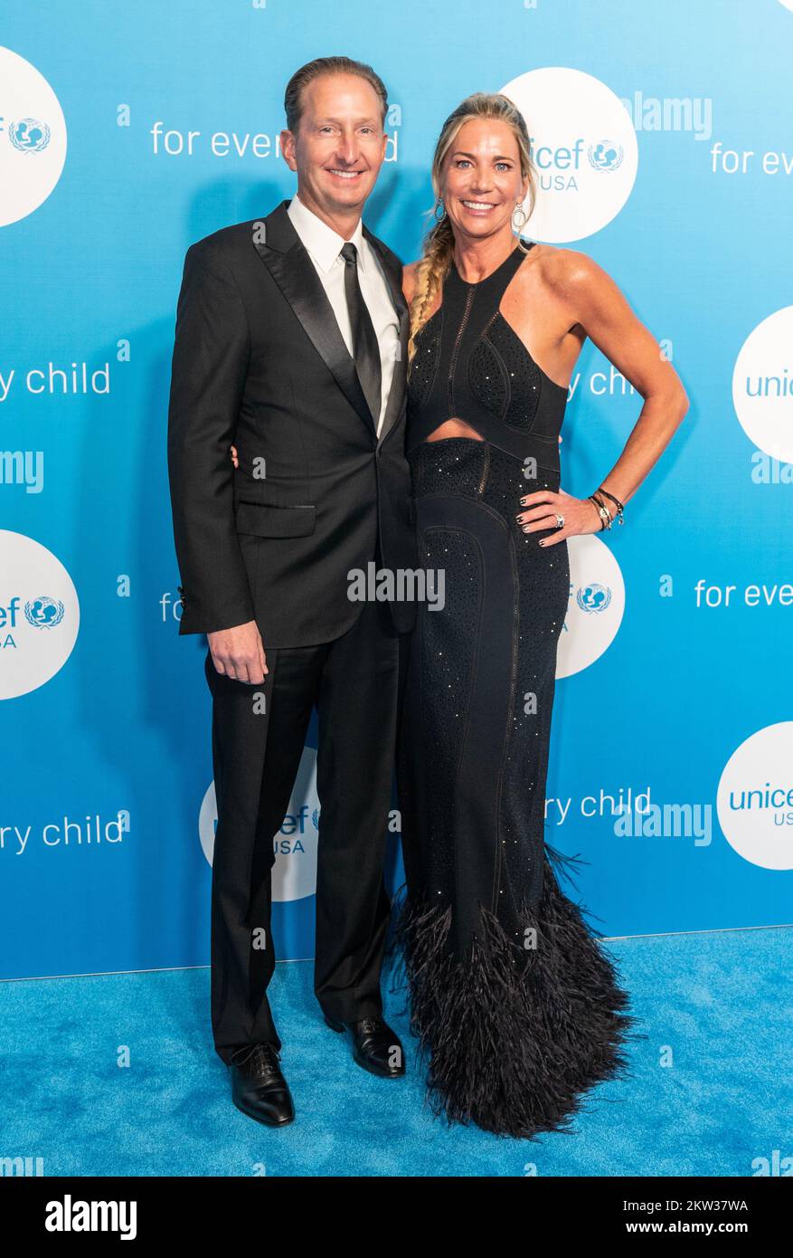 Ewout Steenbergen and Marjolein Steenbergen attend the 2022 UNICEF Gala ...