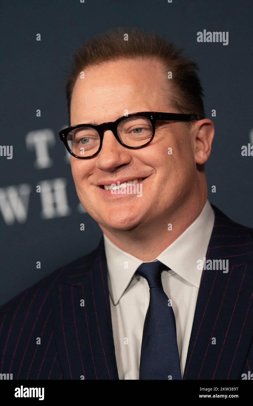 New York, NY, USA. 29th Nov, 2022. Brendan Fraser at arrivals for THE ...