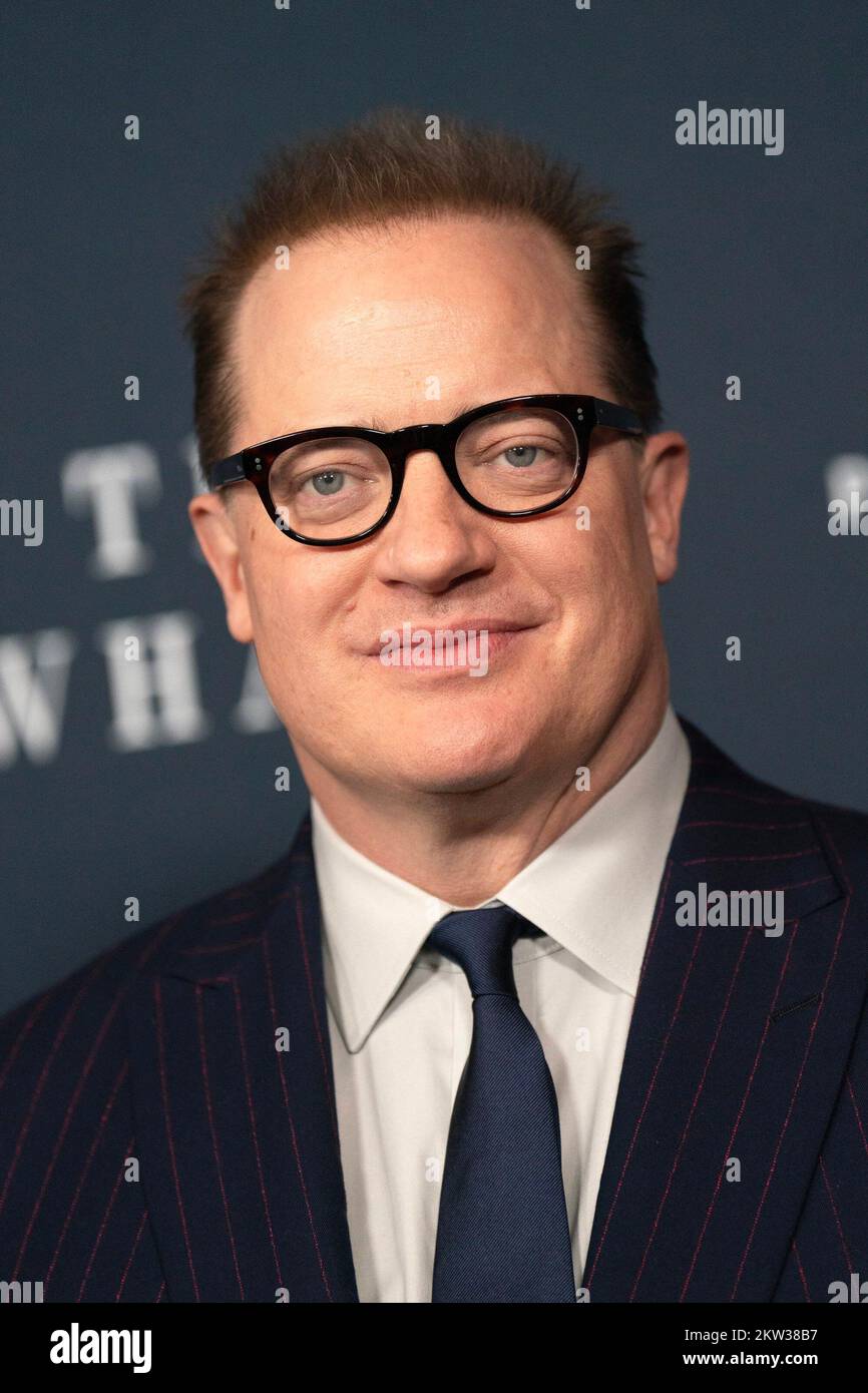 Brendan fraser the whale premiere hi-res stock photography and images ...