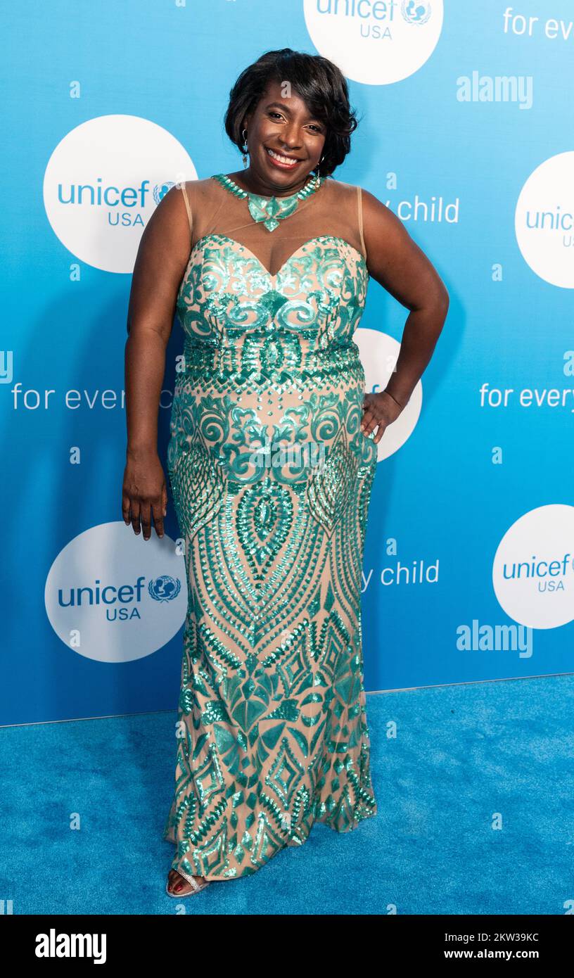 V. Renee Cutting attends the 2022 UNICEF Gala at The Glasshouse in New ...