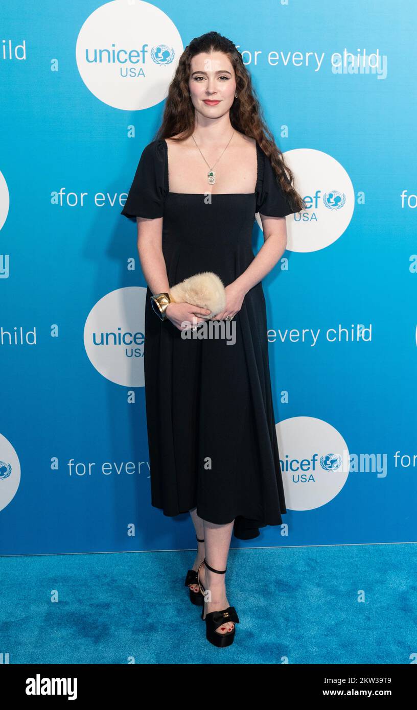 Nell Diamond attends the 2022 UNICEF Gala at The Glasshouse in New York on November 29, 2022 ...