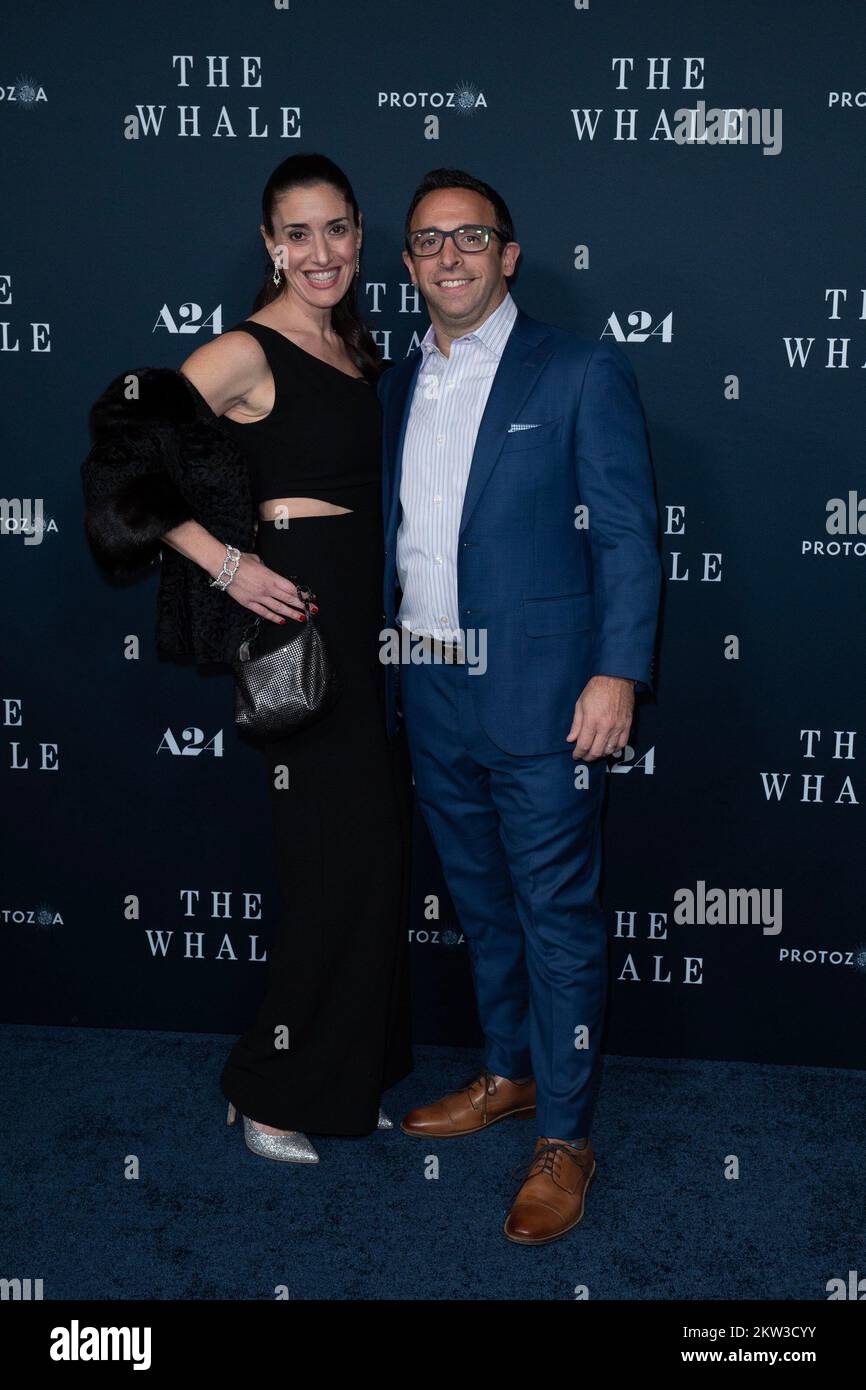 New York, NY, USA. 29th Nov, 2022. Dr. Rachel Goldman, Darren Adler at ...