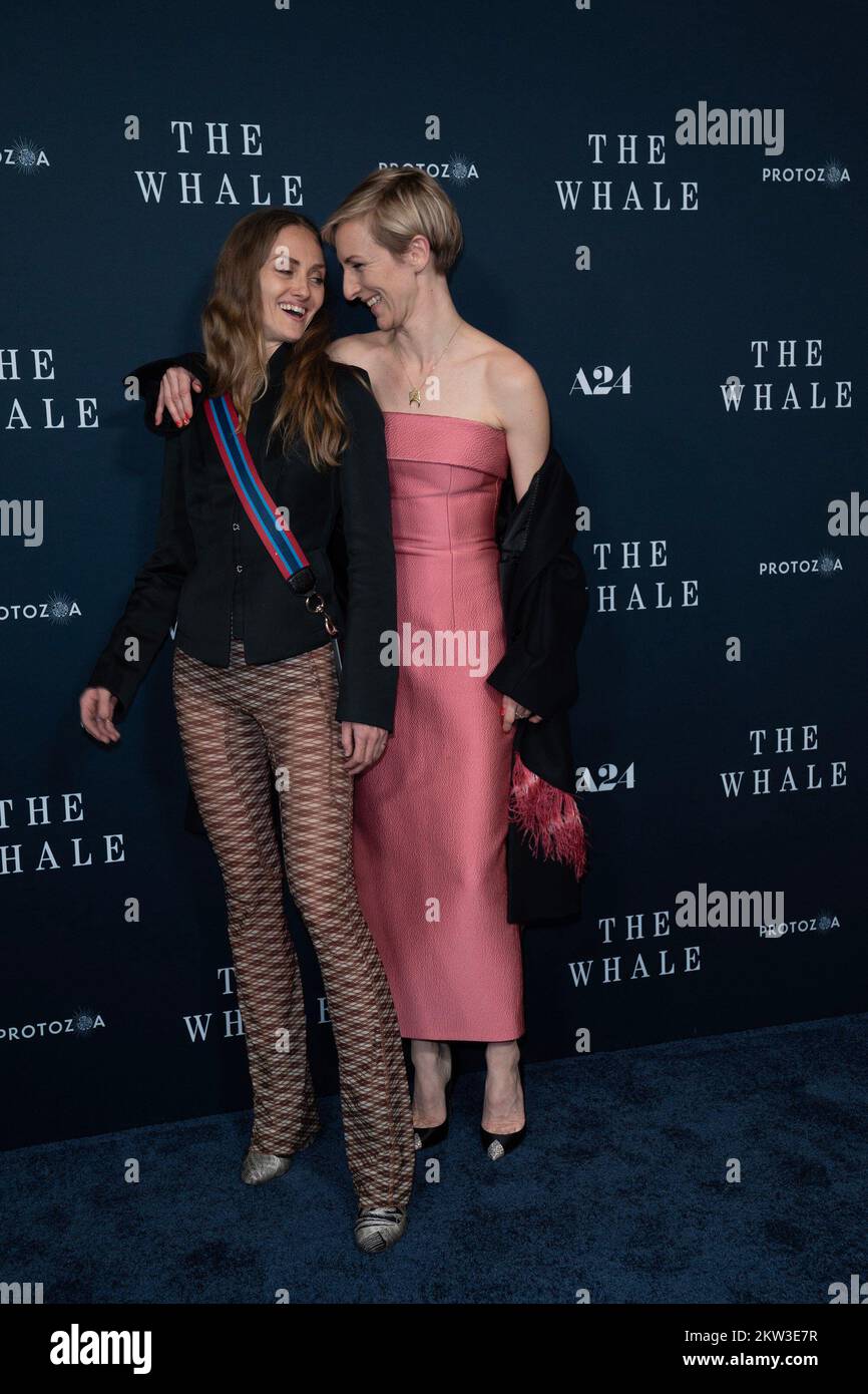 New York, NY, USA. 29th Nov, 2022. Mickey Sumner at arrivals for THE WHALE Premiere, Alice Tully ...