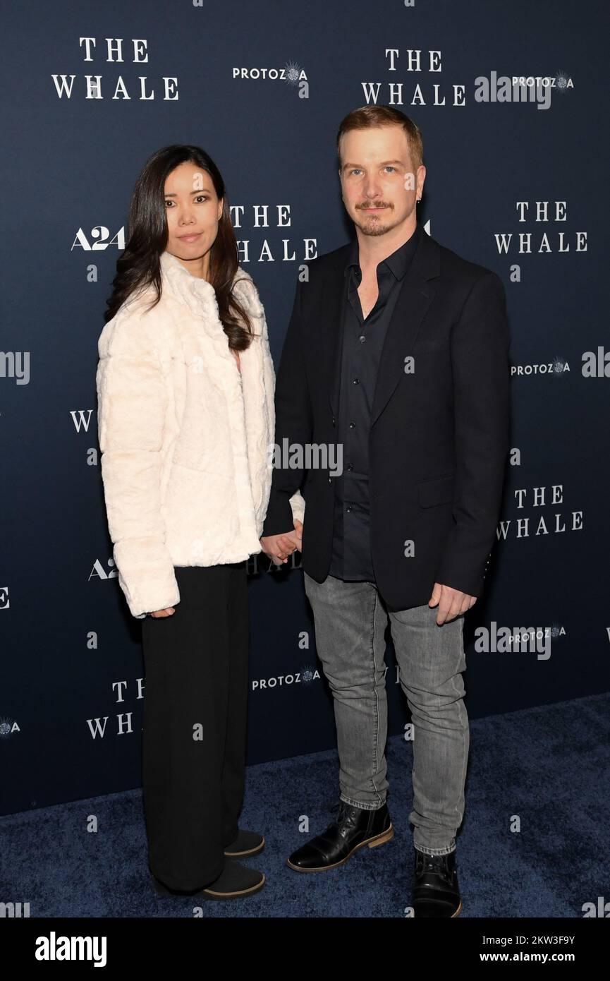 New York, NY, on November 29, 2022. Kathy Tse and Adrien Morot attend ...