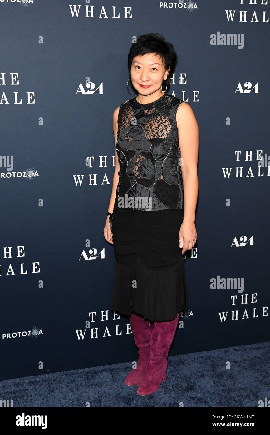 New York, NY, on November 29, 2022. Cathy Park Hong attends 'The Whale ...