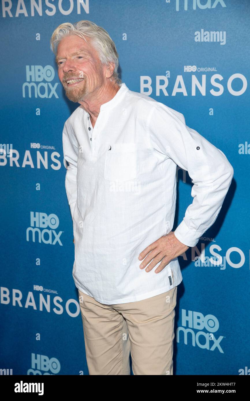 NEW YORK, NEW YORK - NOVEMBER 29: Sir Richard Branson attends "Branson ...