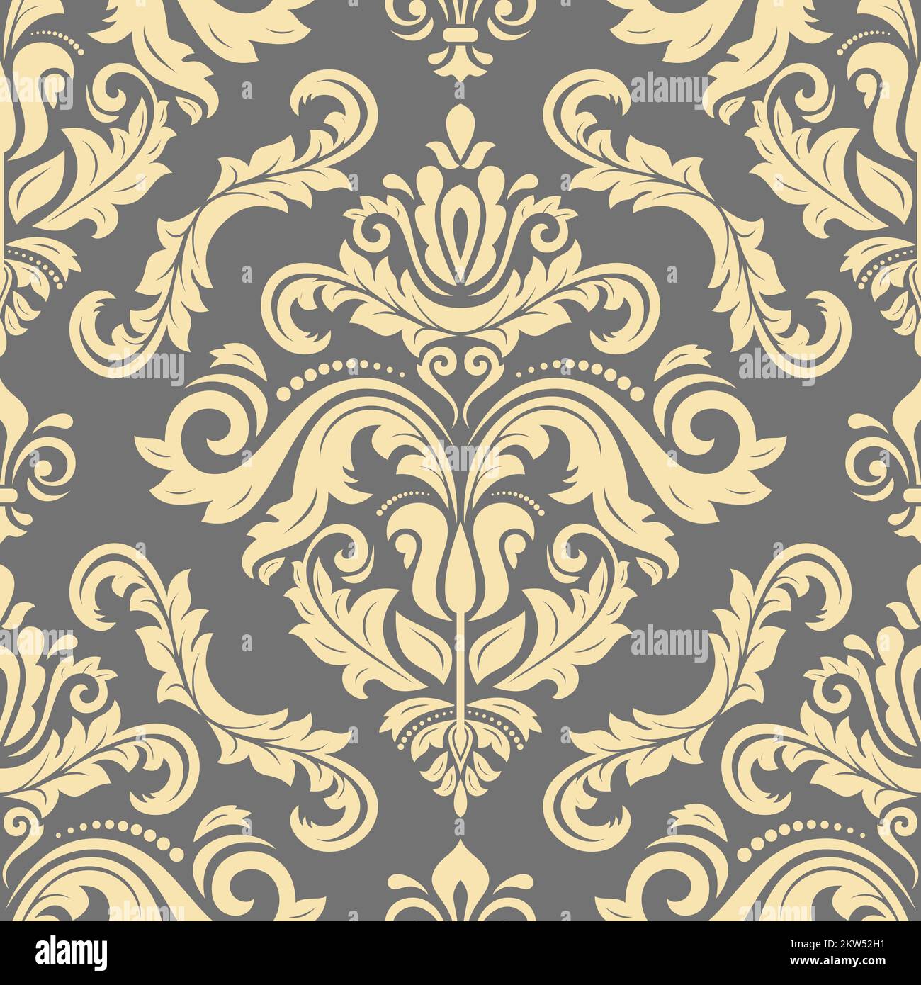 Orient vector classic pattern. Seamless abstract background with ...