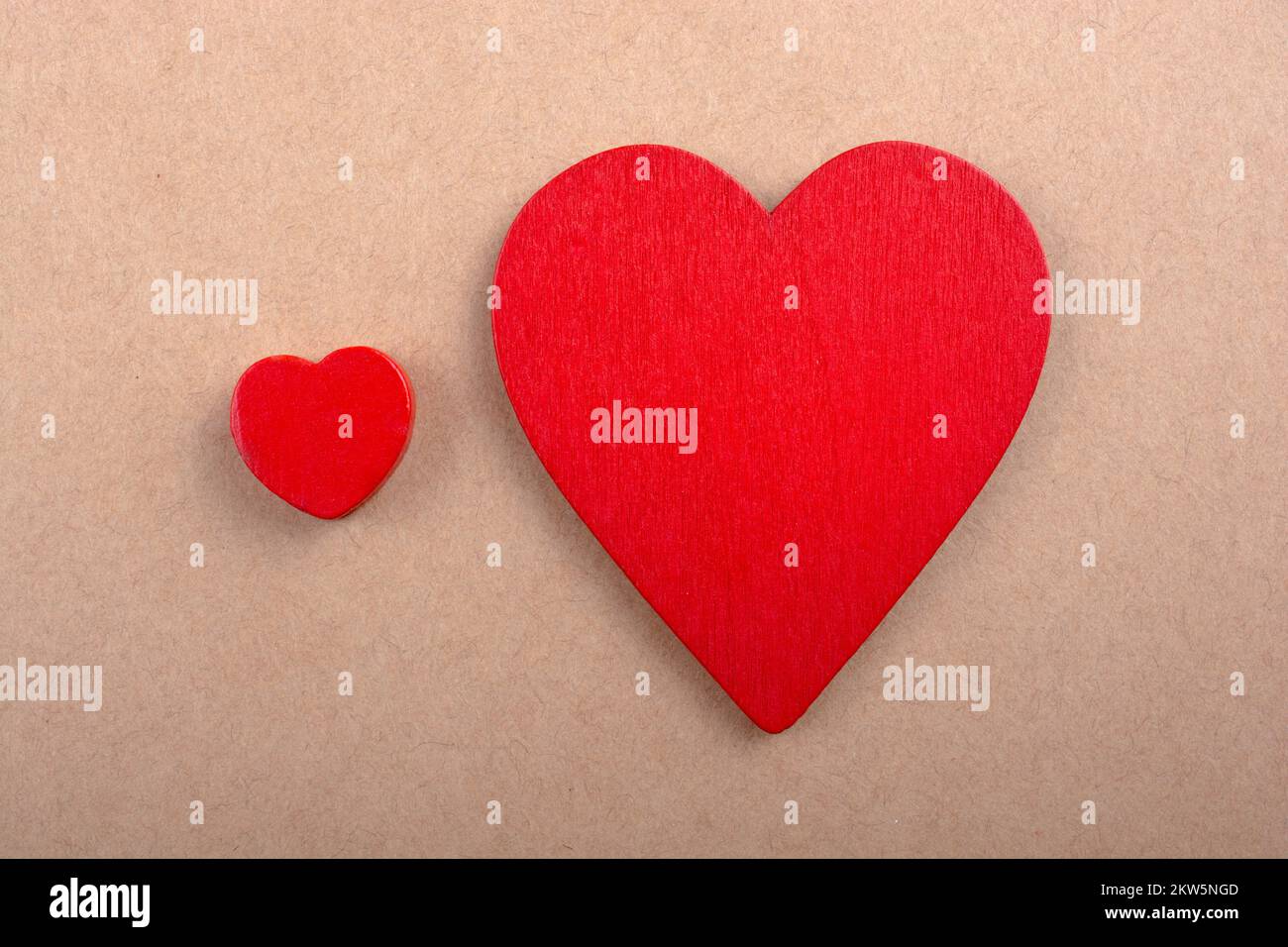 Red color heart shaped object in the view Stock Photo - Alamy