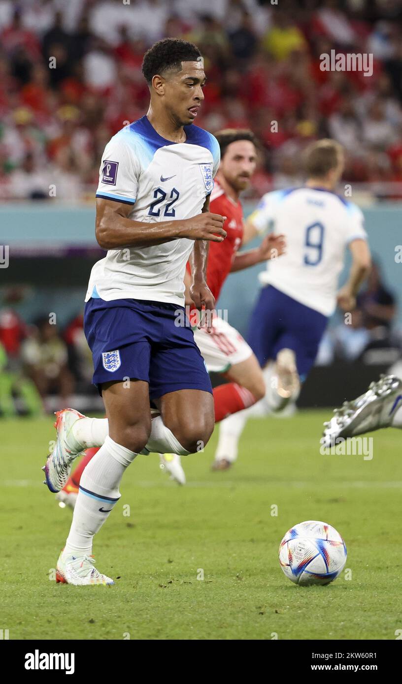 Ar-Rayyan, Qatar - November 29, 2022, Rome, Qatar: Jude Bellingham of ...