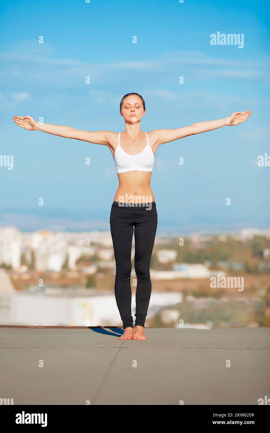 Welcoming posture hi-res stock photography and images - Alamy