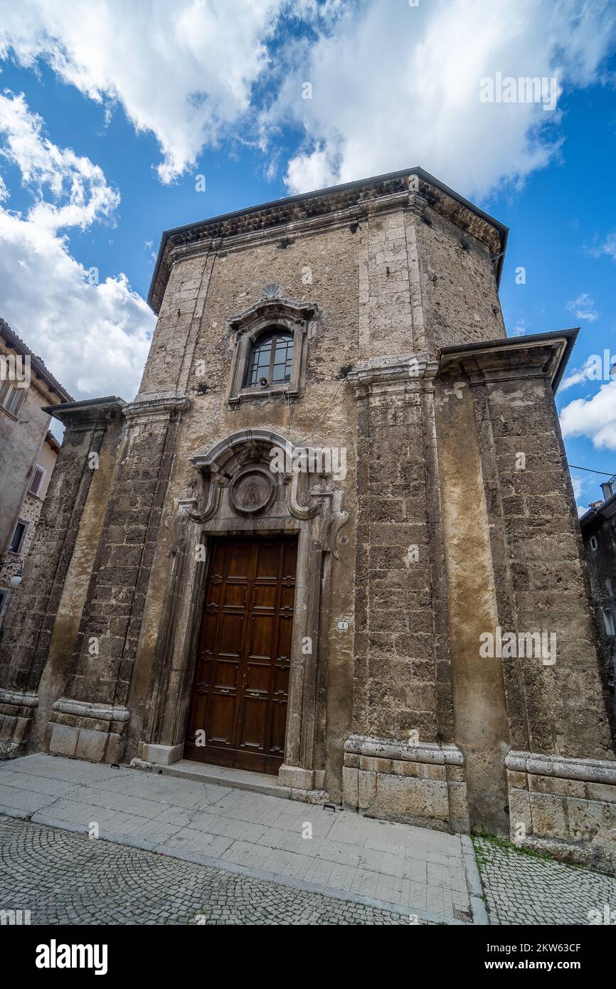 Italy heritage tourism in Abruzzo summer tour Stock Photo - Alamy