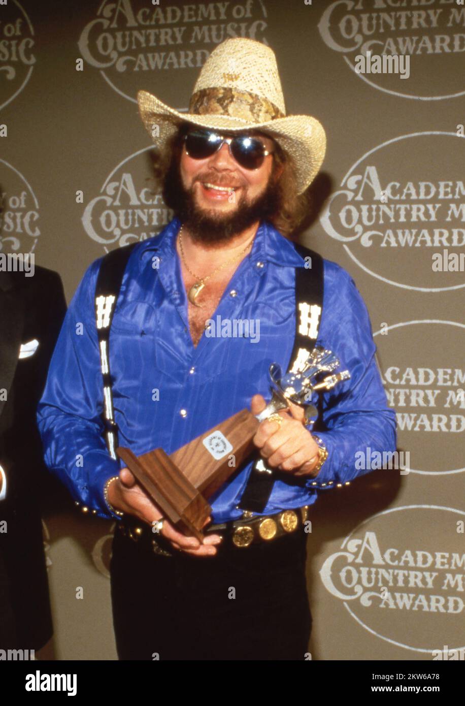 Hank Williams Jr At The Academy Of Country Music Awards May 1985