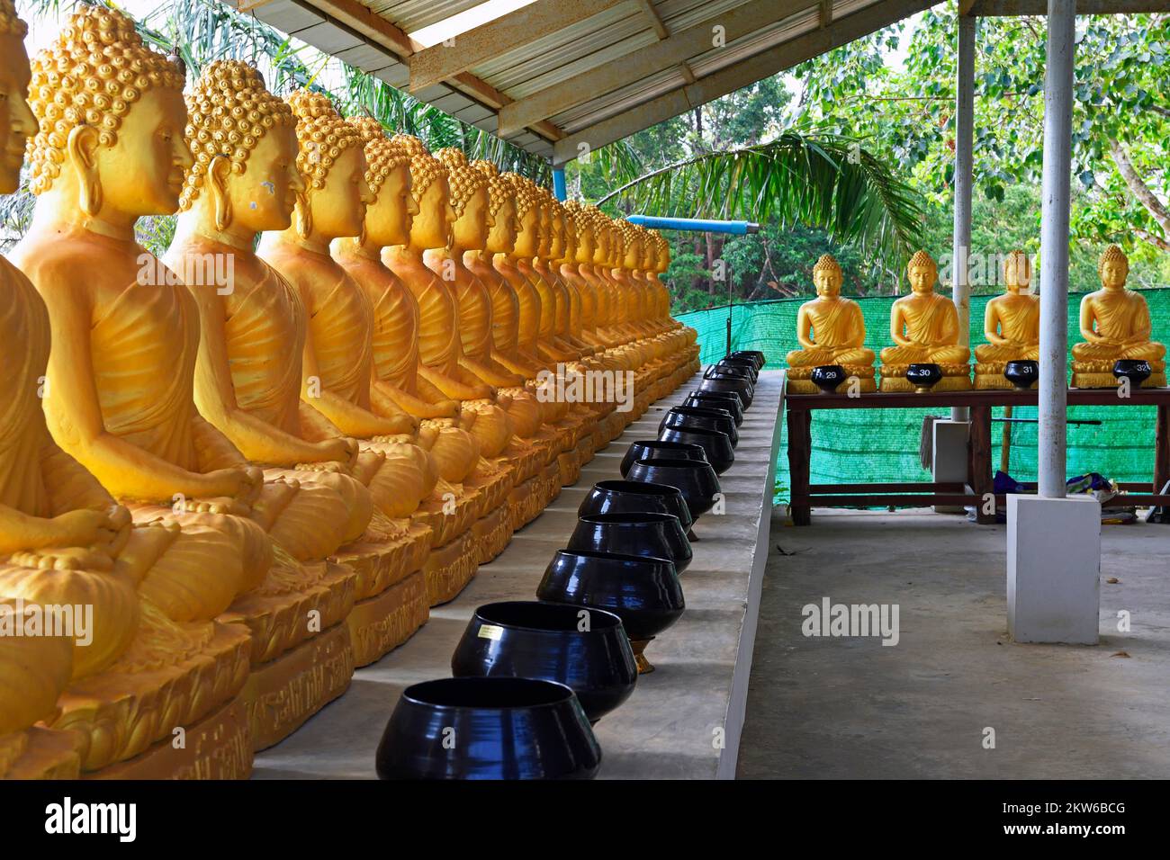 34 Buddha statues representing the 34 human organs, Big Buddha, Phuket ...