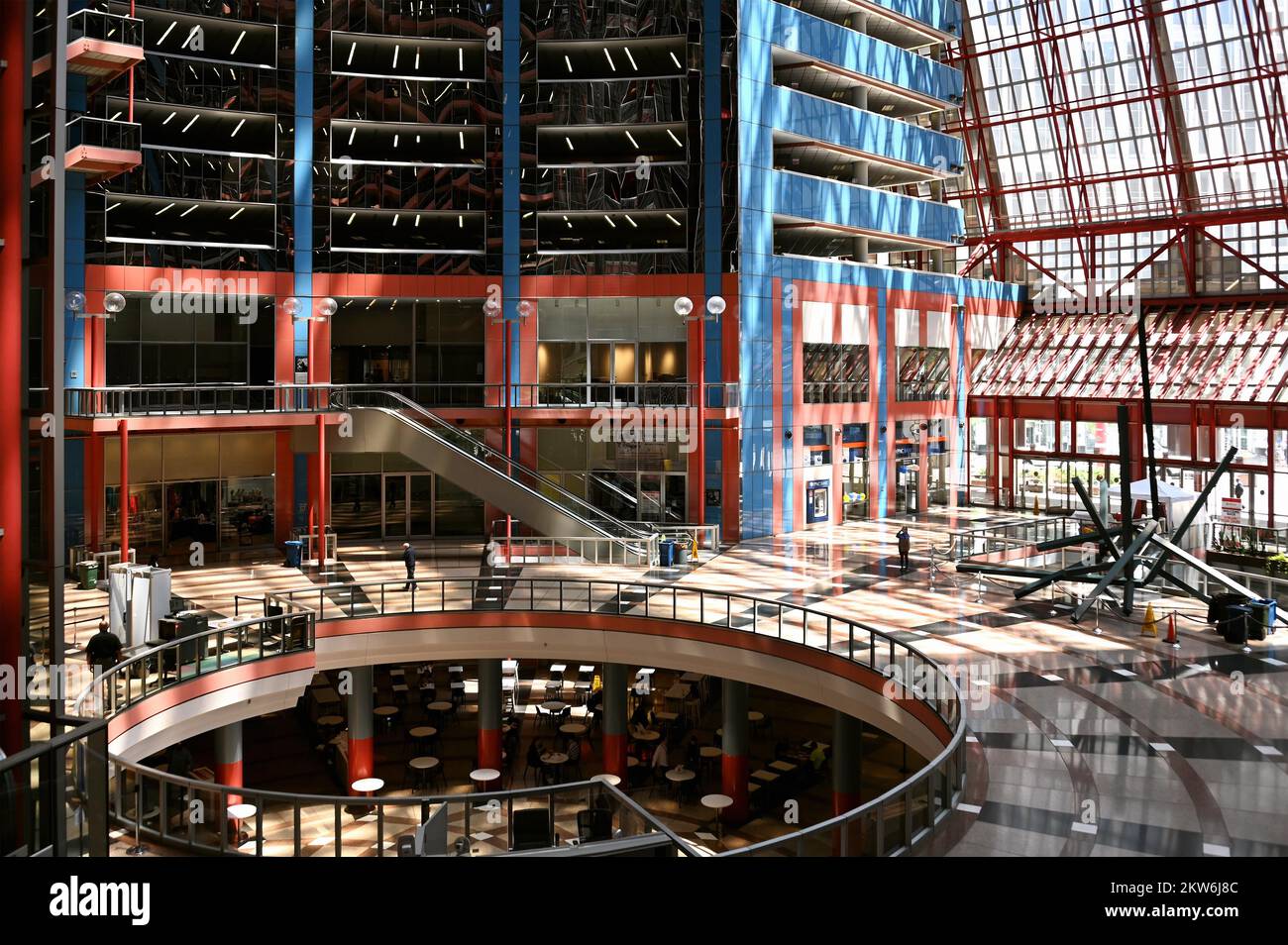 Atrium Mall at Thompson Center, Chicago, Illinois, United States of ...