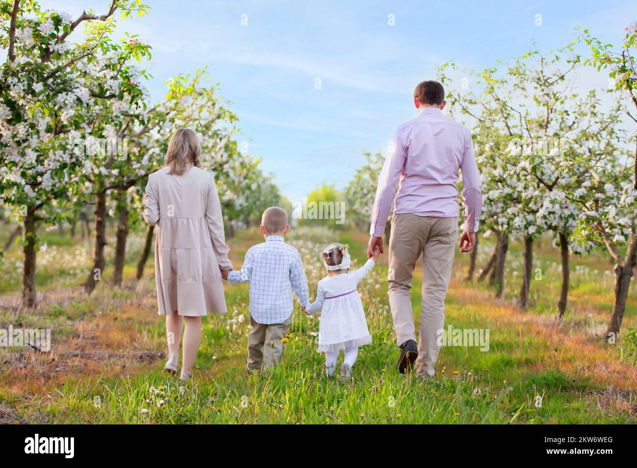 Mom father son go field hi-res stock photography and images - Alamy