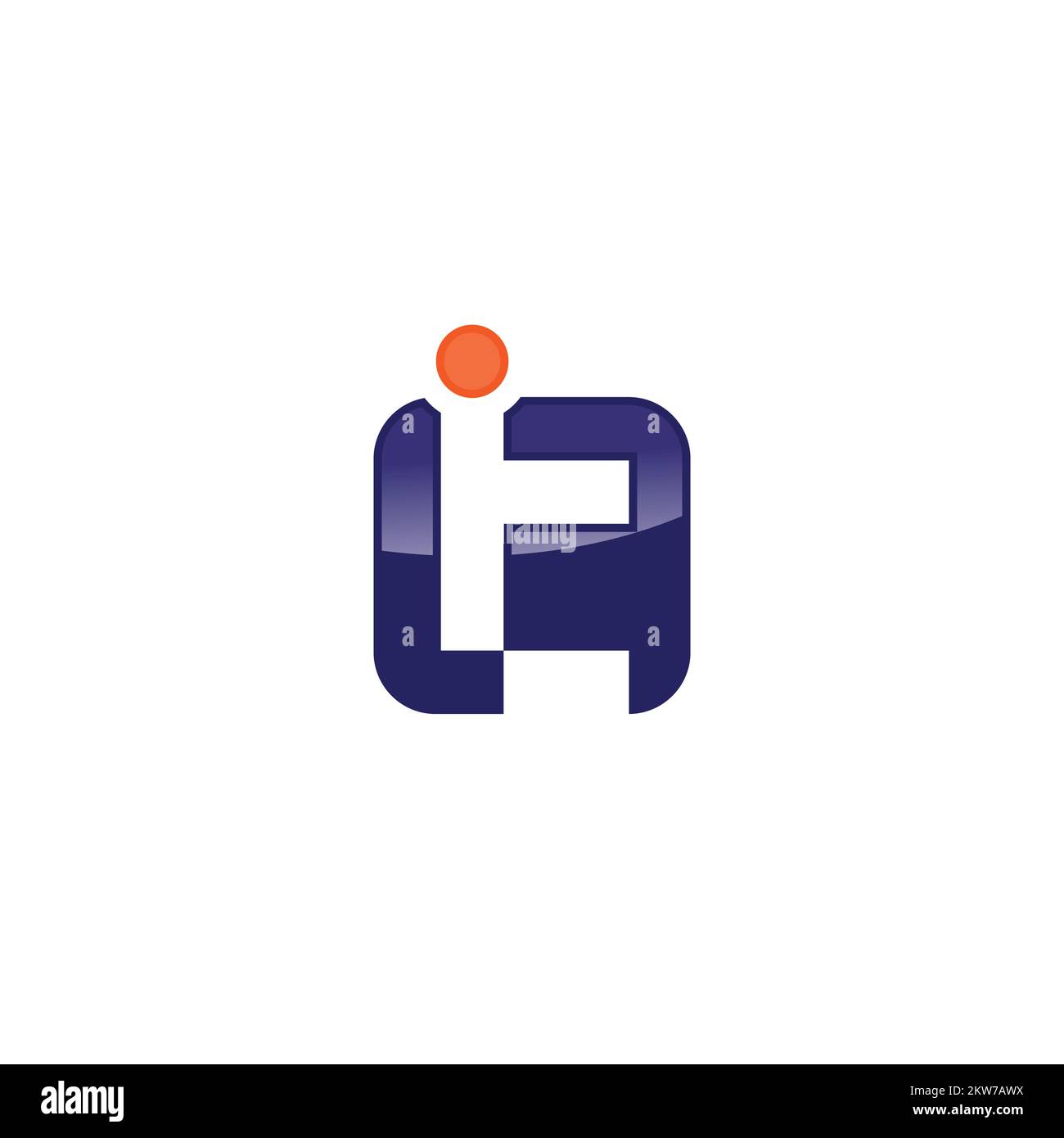 IT letter initial logo design symbol. Vector illustration EPS.8 EPS.10 ...