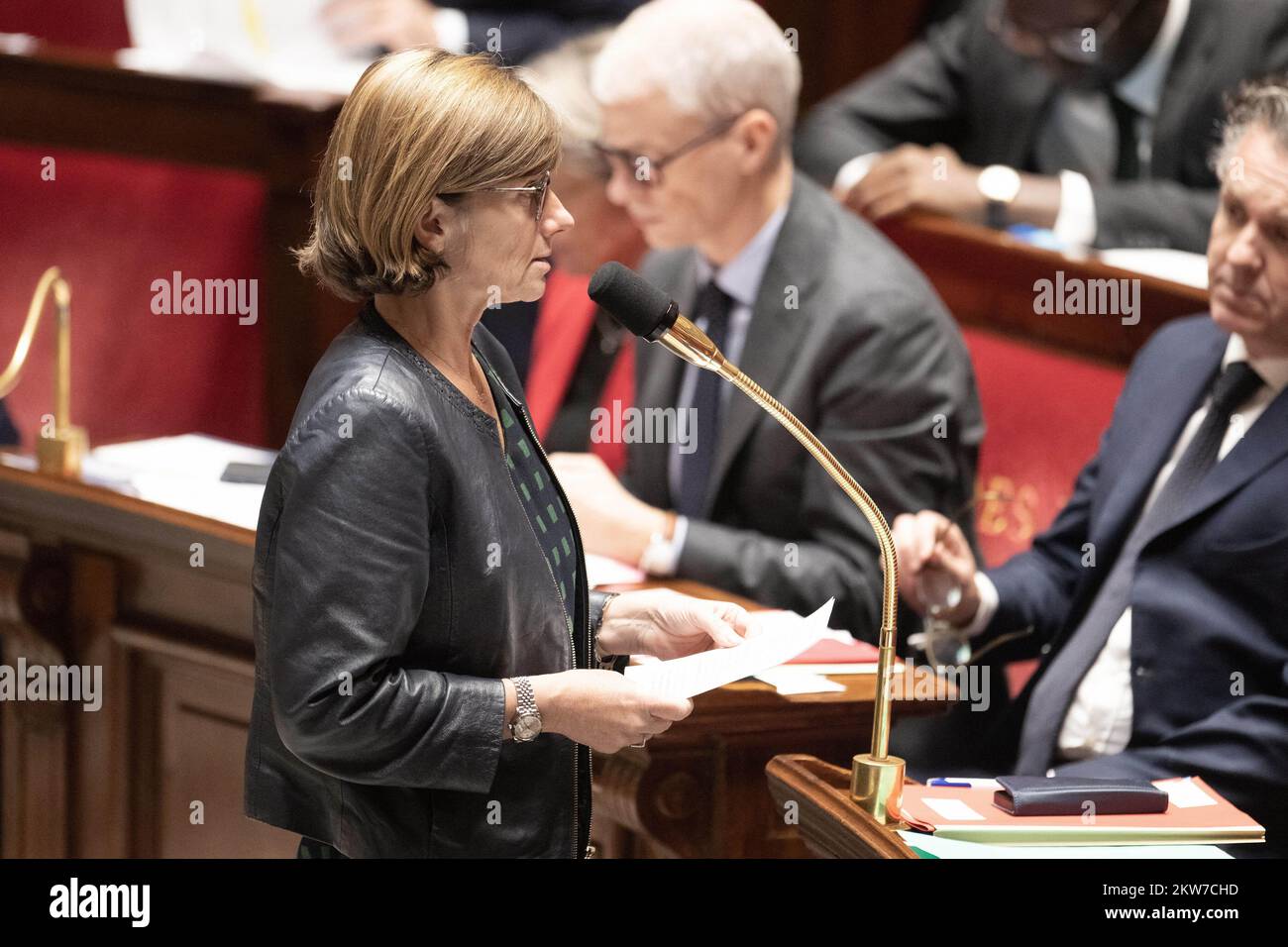 French Junior Minister for Territories Organisation and Health Workers ...
