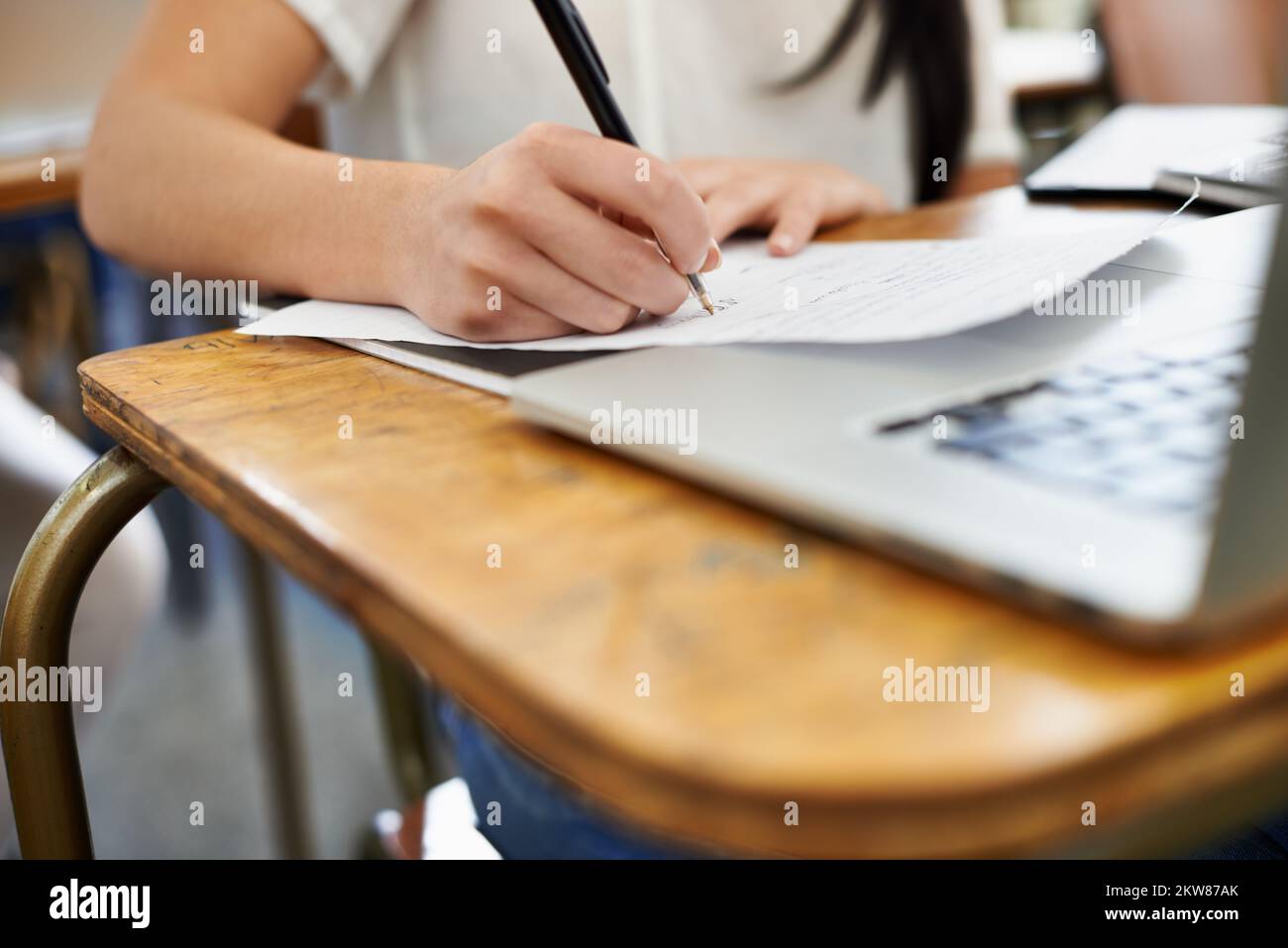 College student laptop hi-res stock photography and images - Alamy