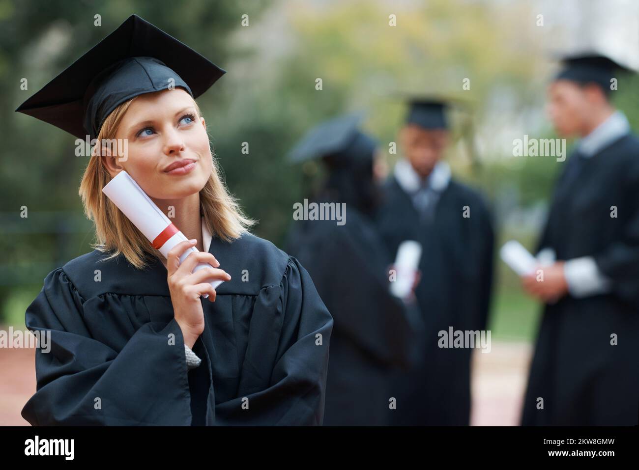 This degree opens up so many possibilities. An attractive young woman ...