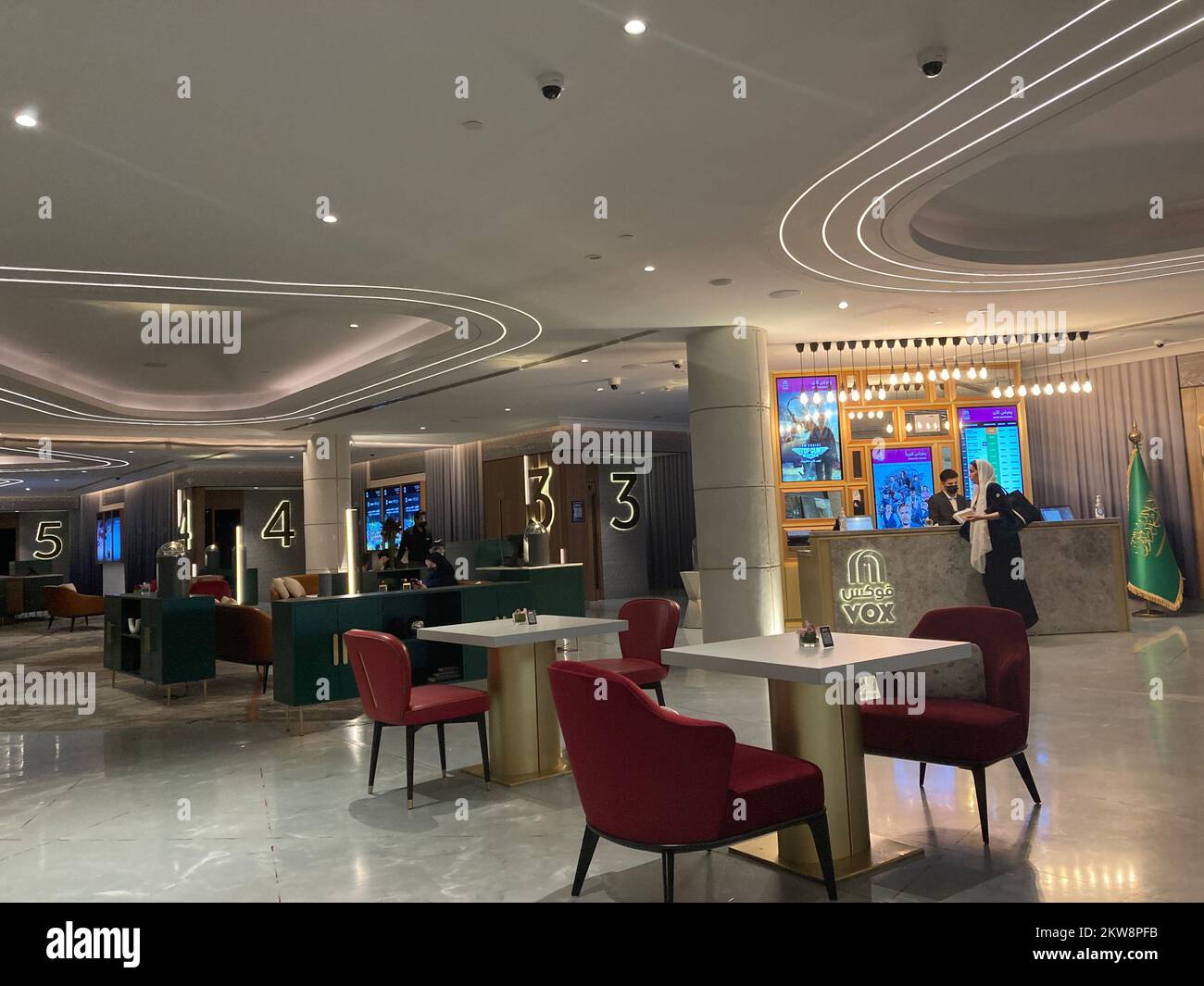 PRODUCTION - 18 July 2022, Saudi Arabia, Riad: A cinema owned by VOX ...