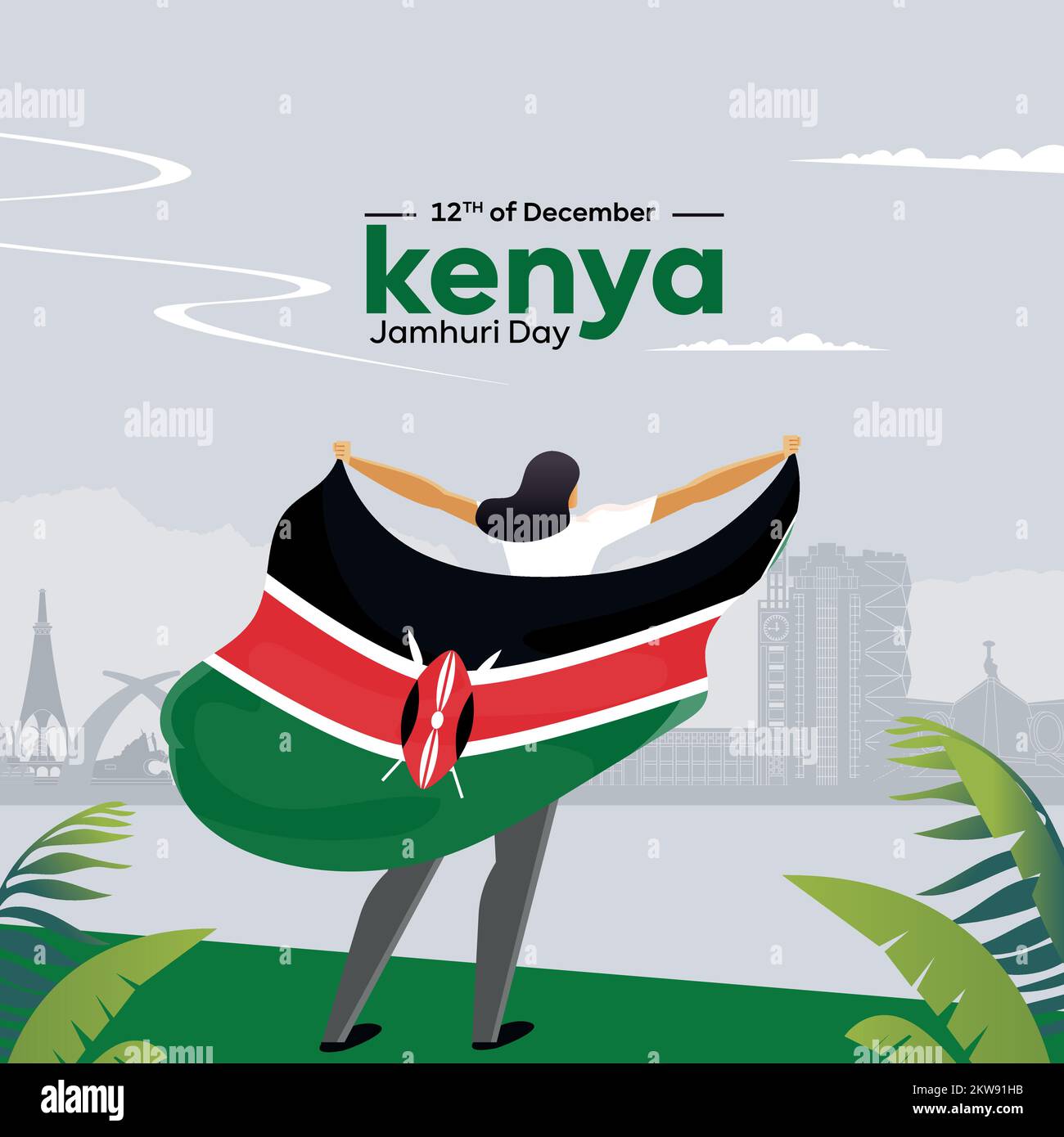 Kenya jamhuri day Stock Vector Images - Alamy